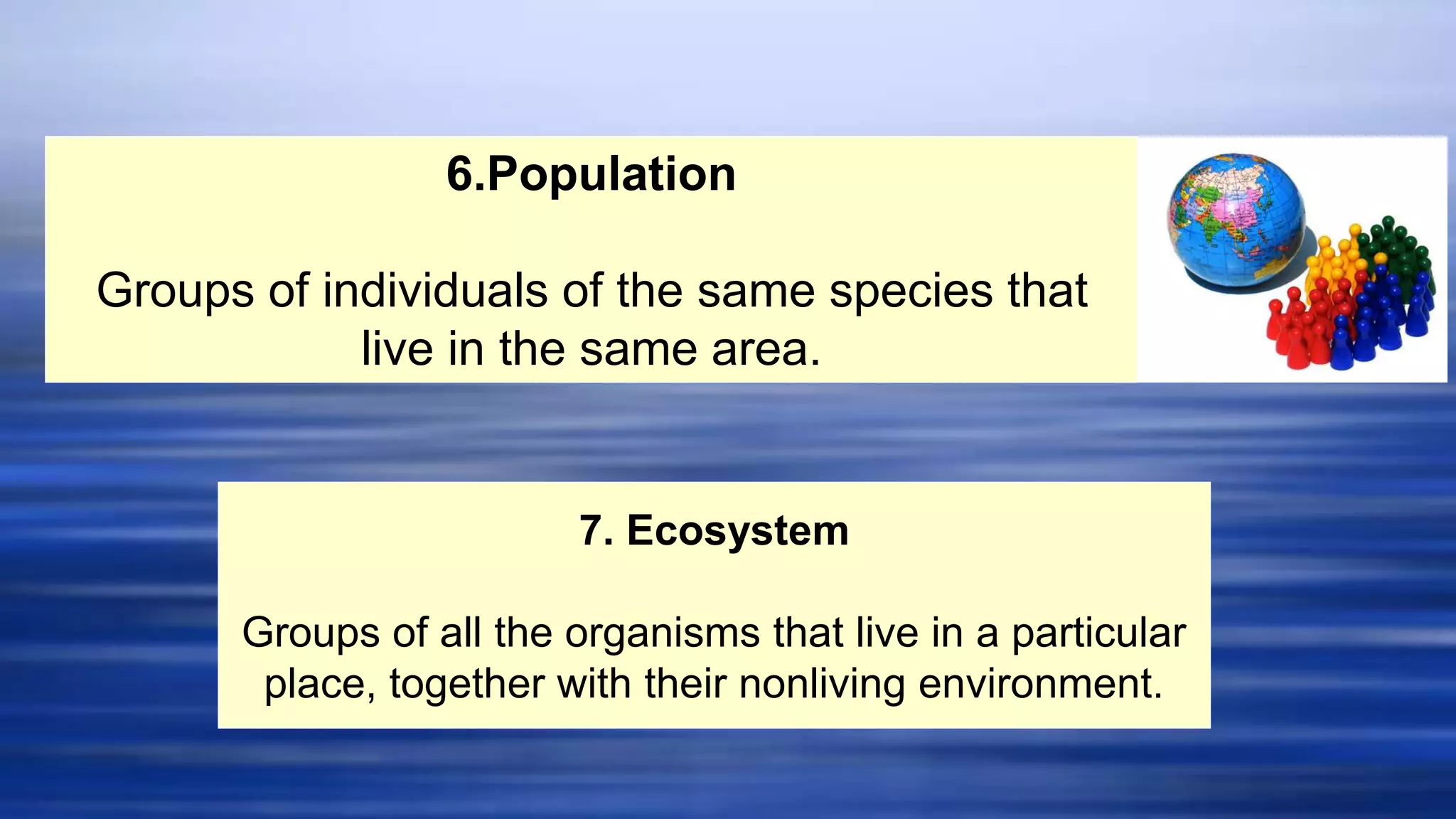 Biological levels of organization for Grade 7 | PPTX