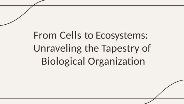 Biological levels of organization by Syed muzamil shah.pptx