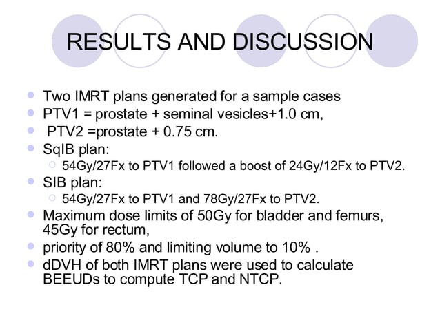 Biologically Effective Equivalent Uniform Dose to compute Tumor Control ...