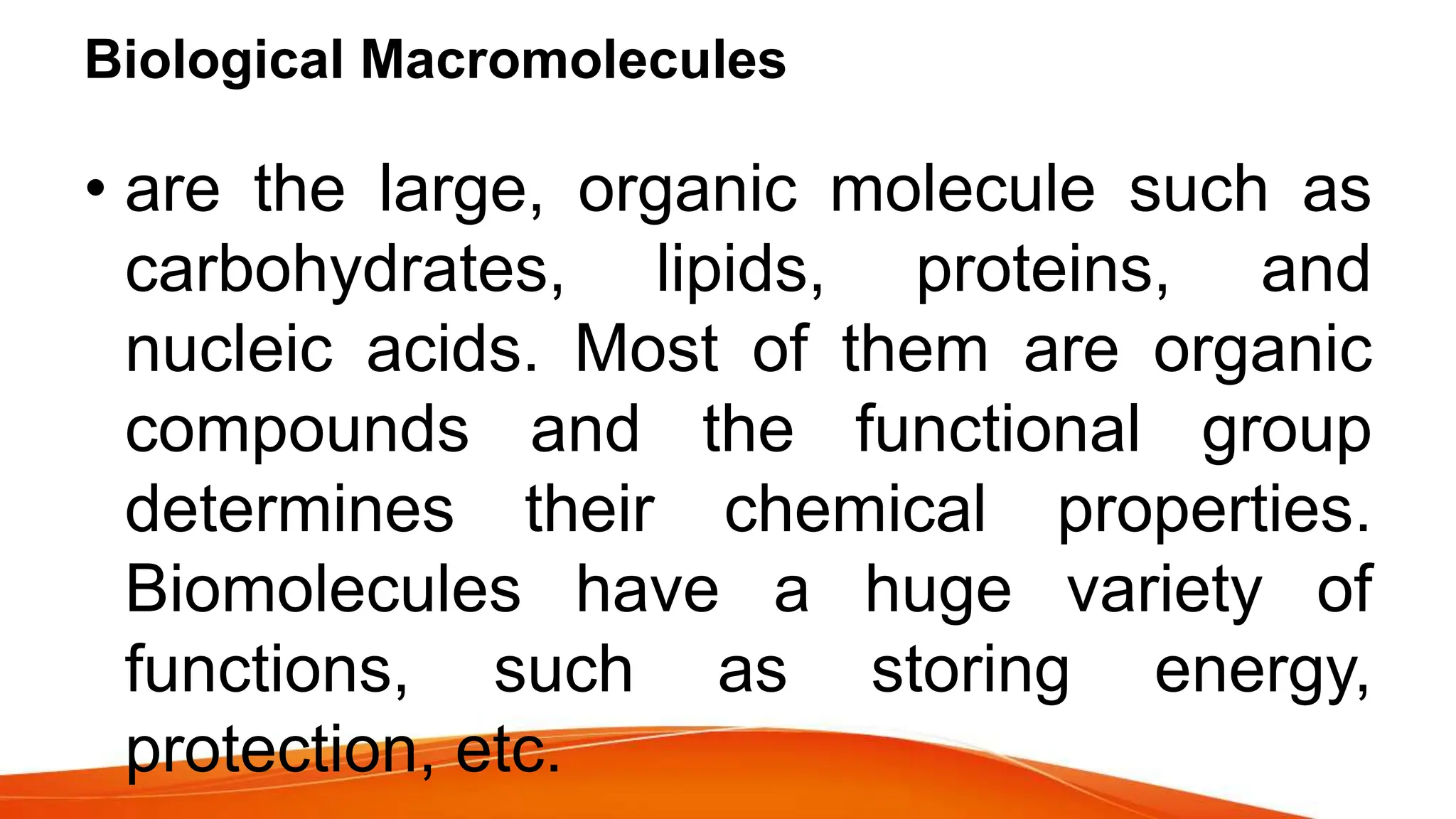 Physical Science: Biological Macromolecules.pptx