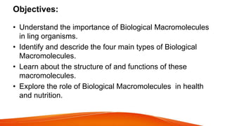 Physical Science: Biological Macromolecules.pptx