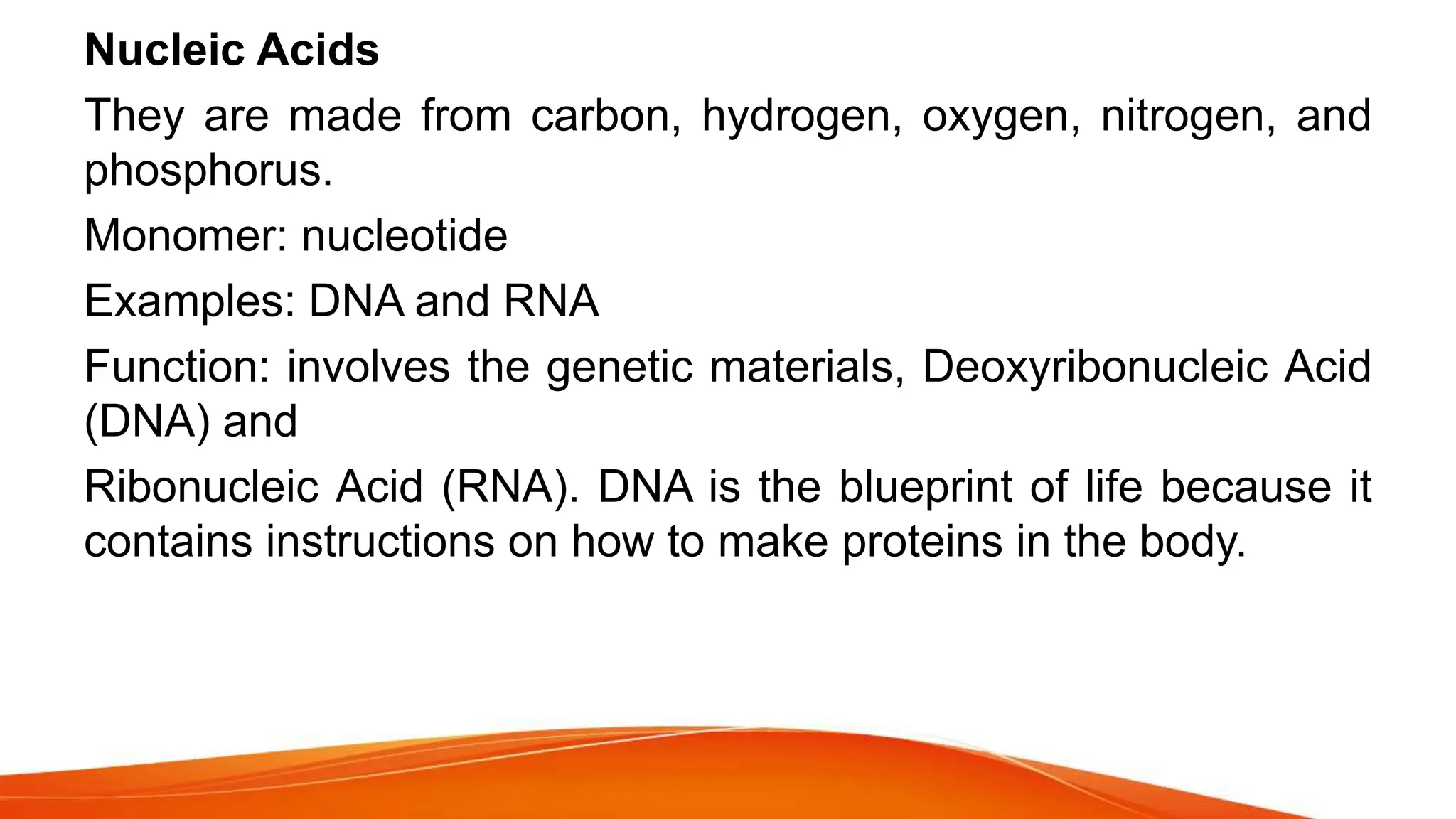 BIOLOGICAL MACROMOLECULES.pptx | Nutrition | Healthy Living
