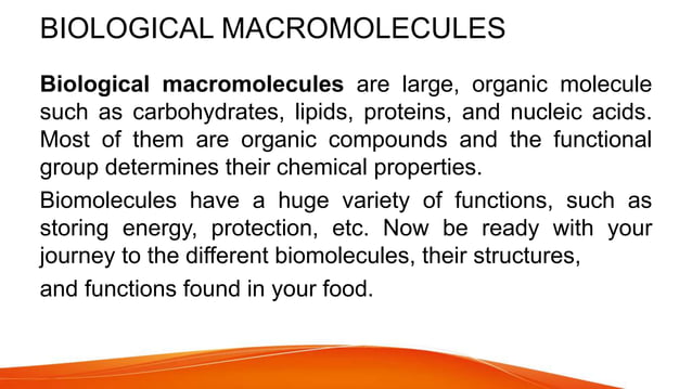 BIOLOGICAL MACROMOLECULES.pptx