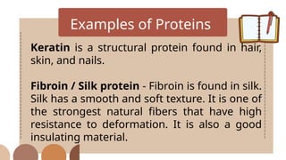 Biological Macromolecules Lesson quarter one | PPT
