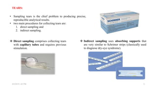Analysis of drugs in biological matrix | PPTX