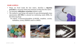 Analysis of drugs in biological matrix | PPTX