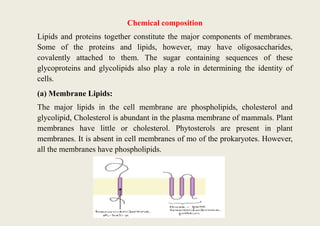 Biological membrane | PPT