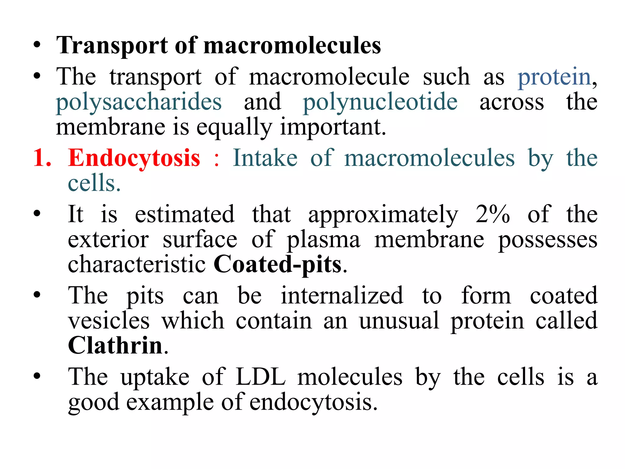 Biological membrane and transport | PDF