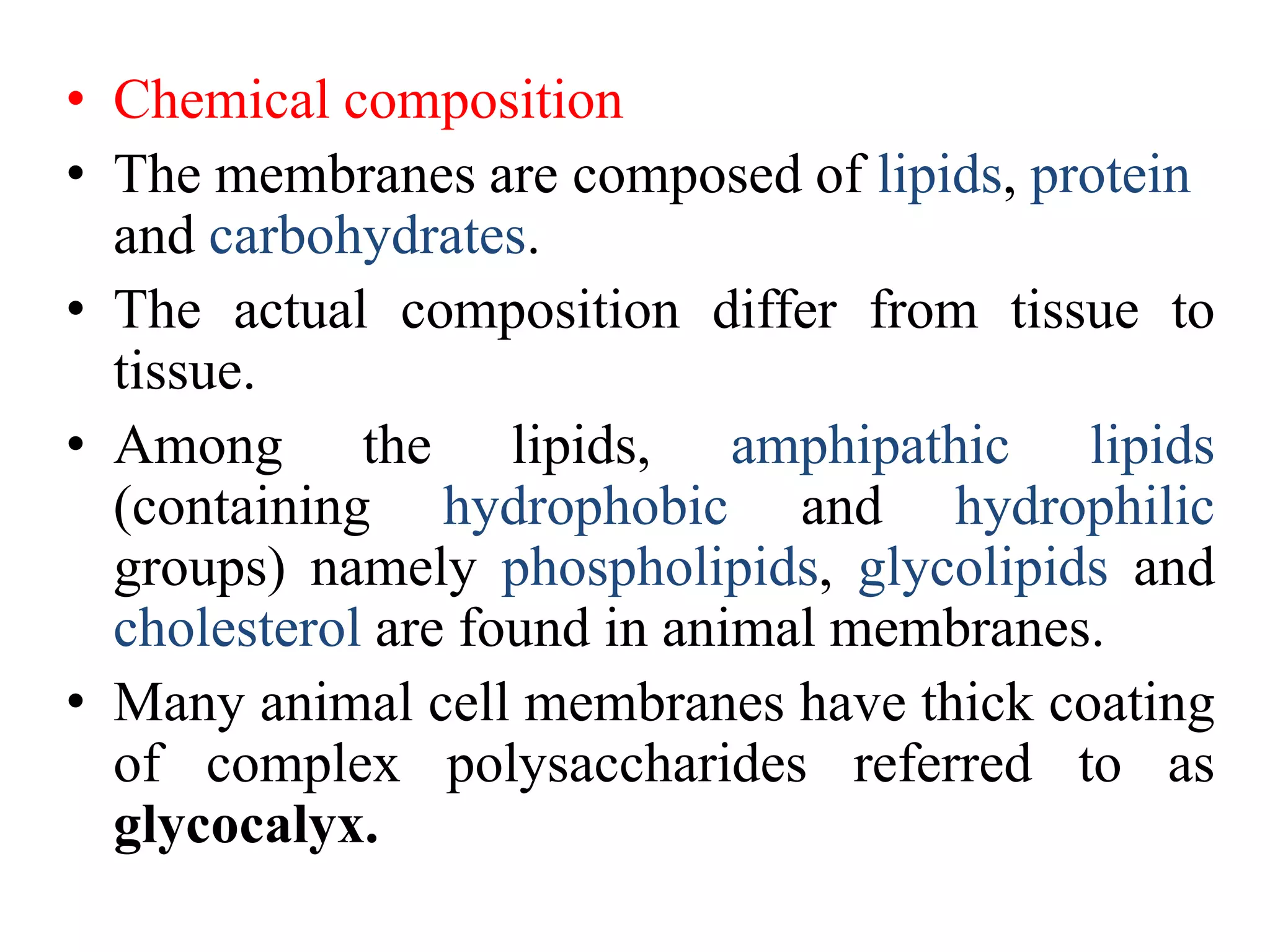 Biological membrane and transport | PDF
