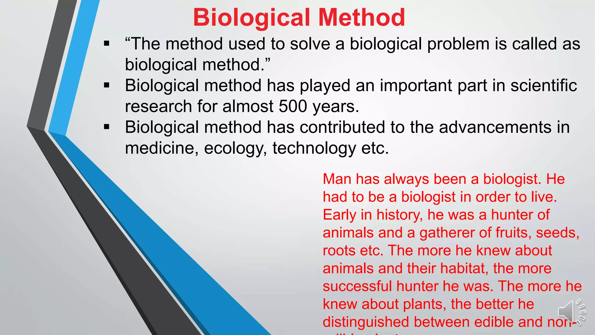 Biological method | PPTX