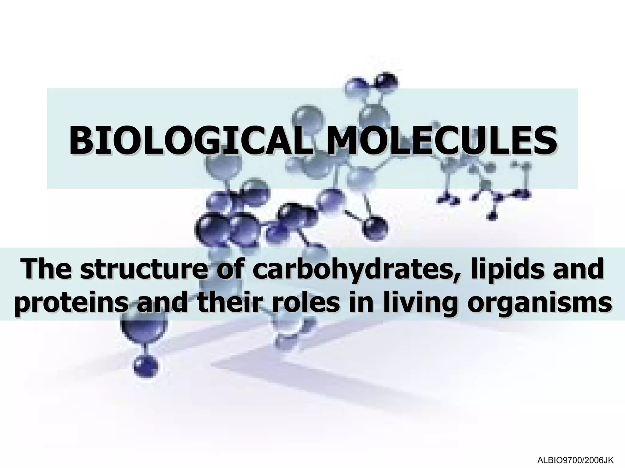 Biological Molecules | PPT