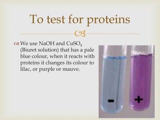 Biological molecules 2018 | PPTX