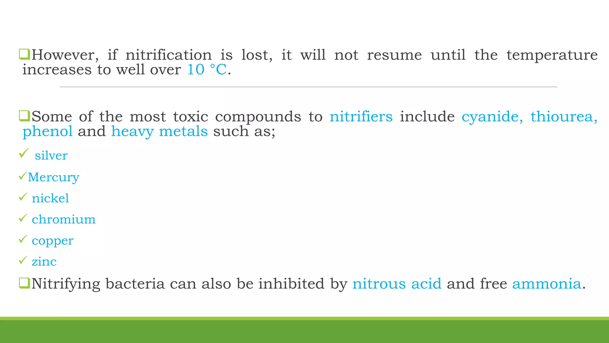 Biological nitrification | PPTX
