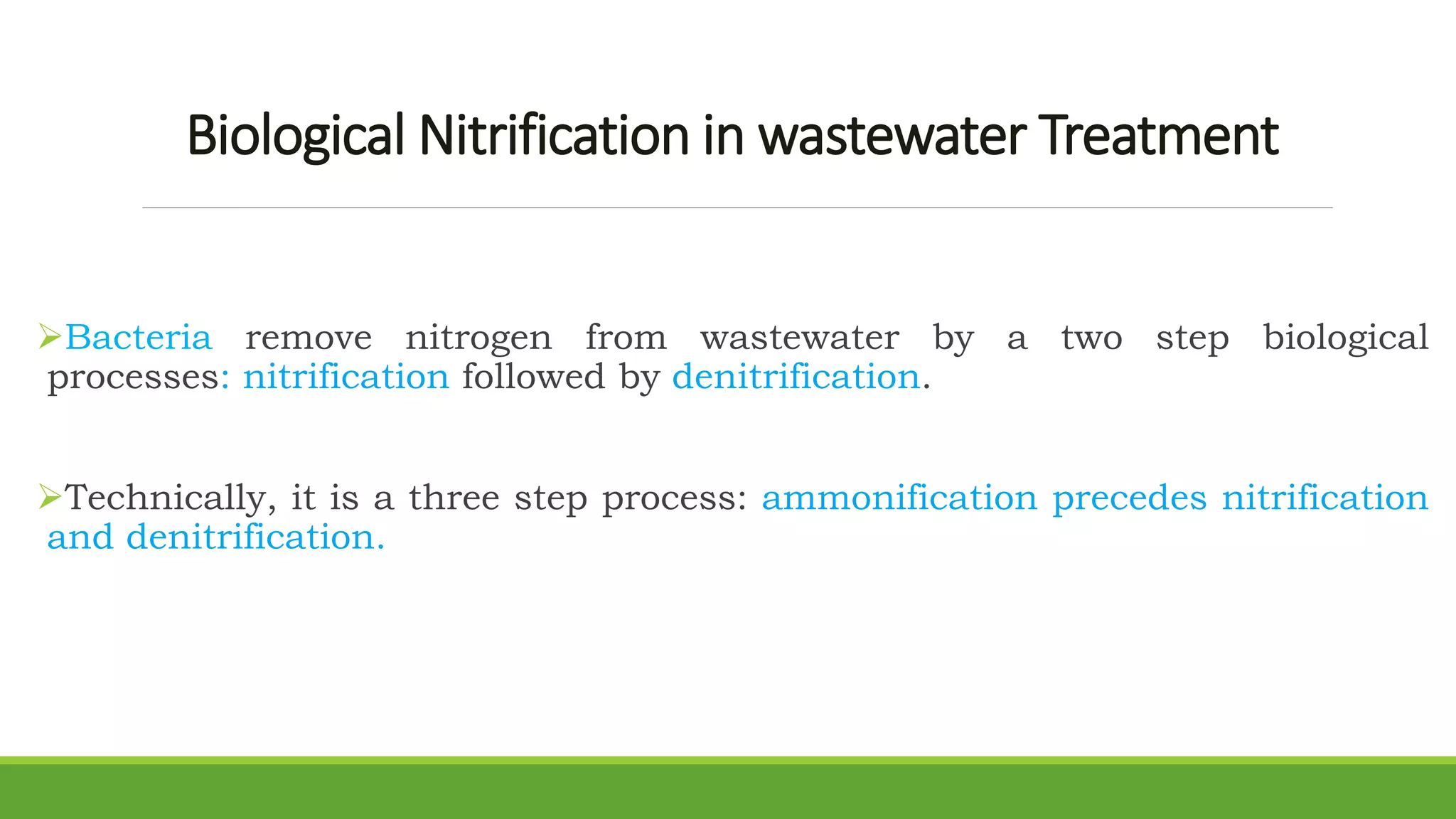 Biological nitrification | PPTX
