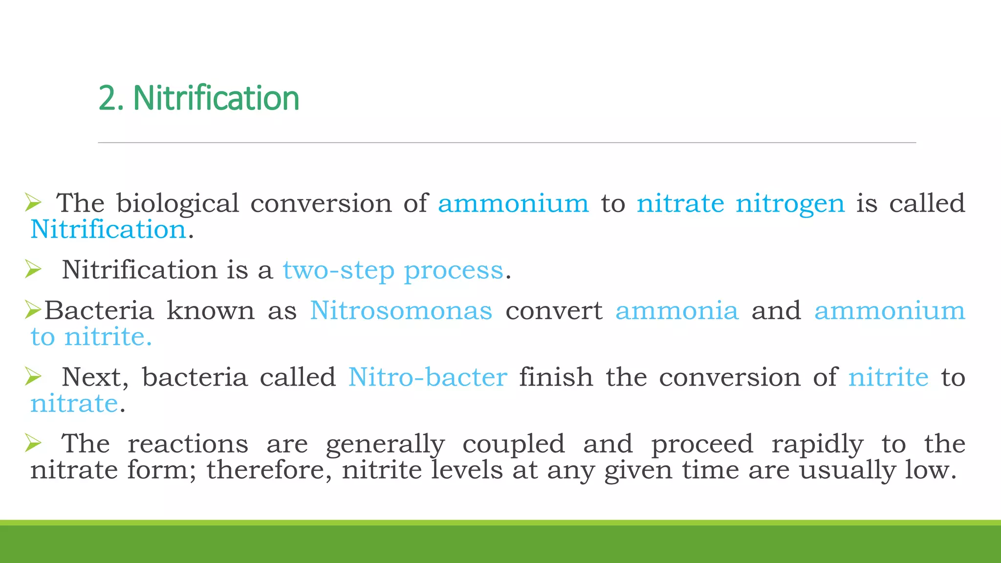 Biological nitrification | PPTX
