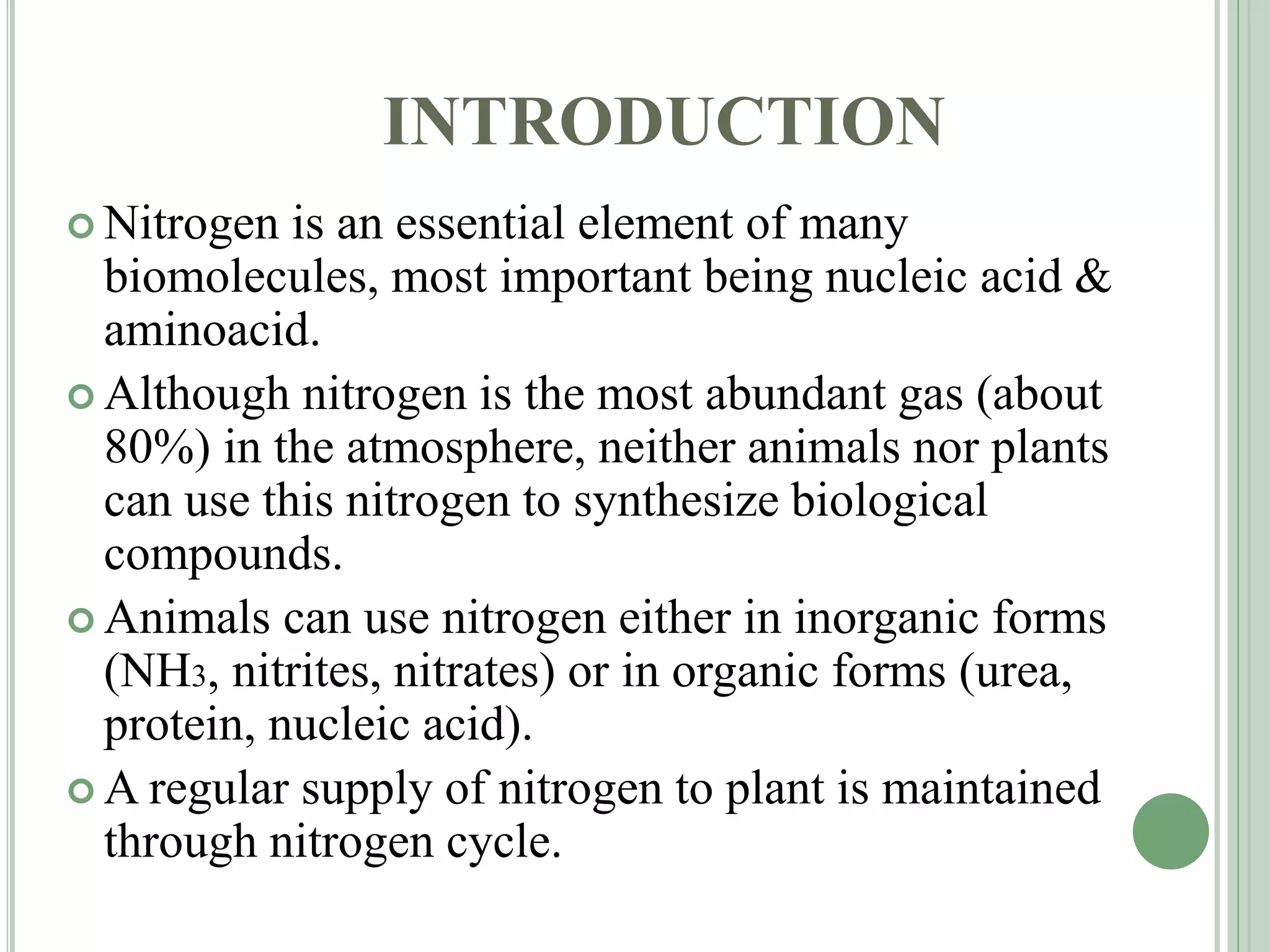 Biological nitrogen fixation | PPTX