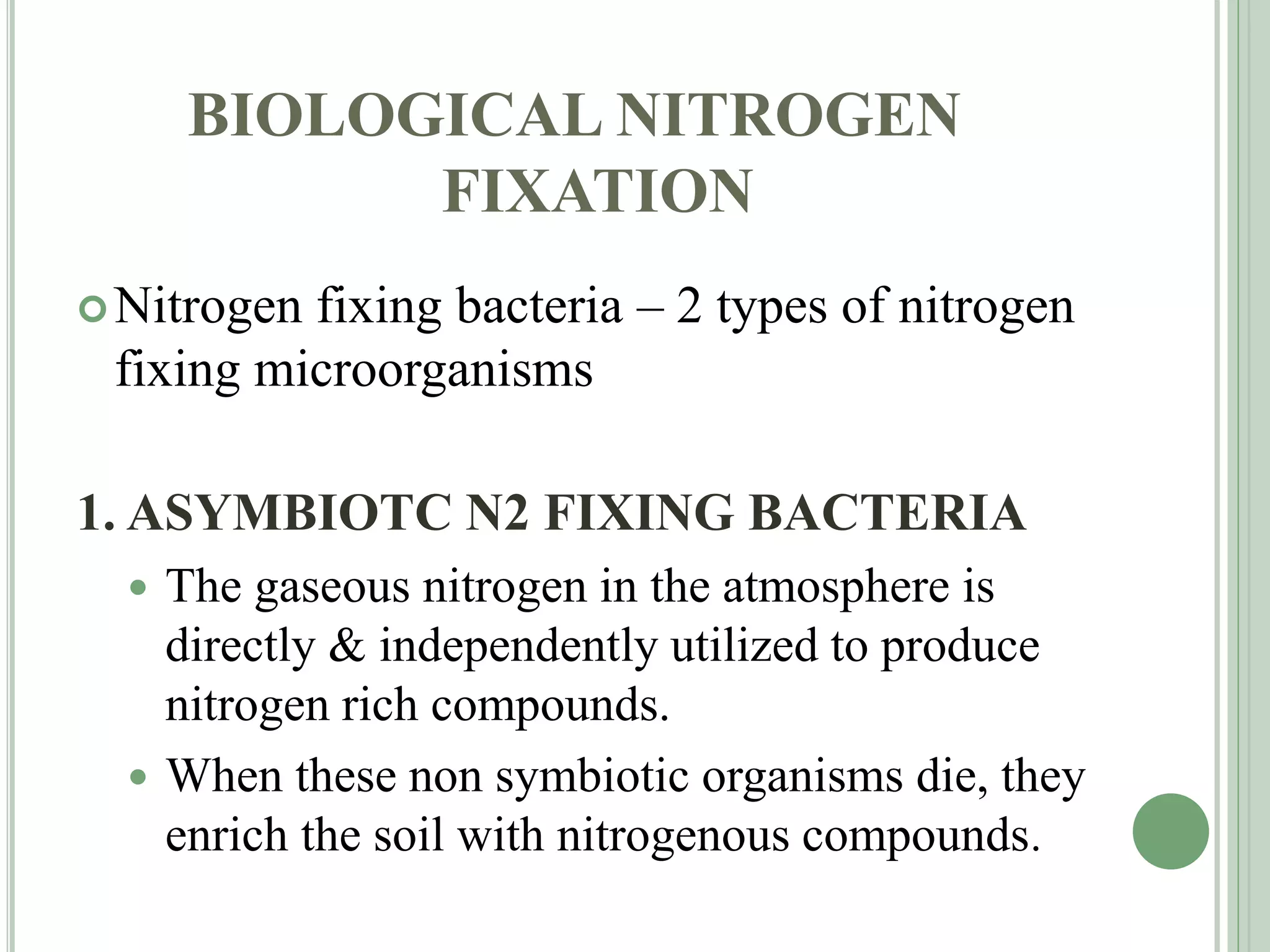 Biological nitrogen fixation | PPTX