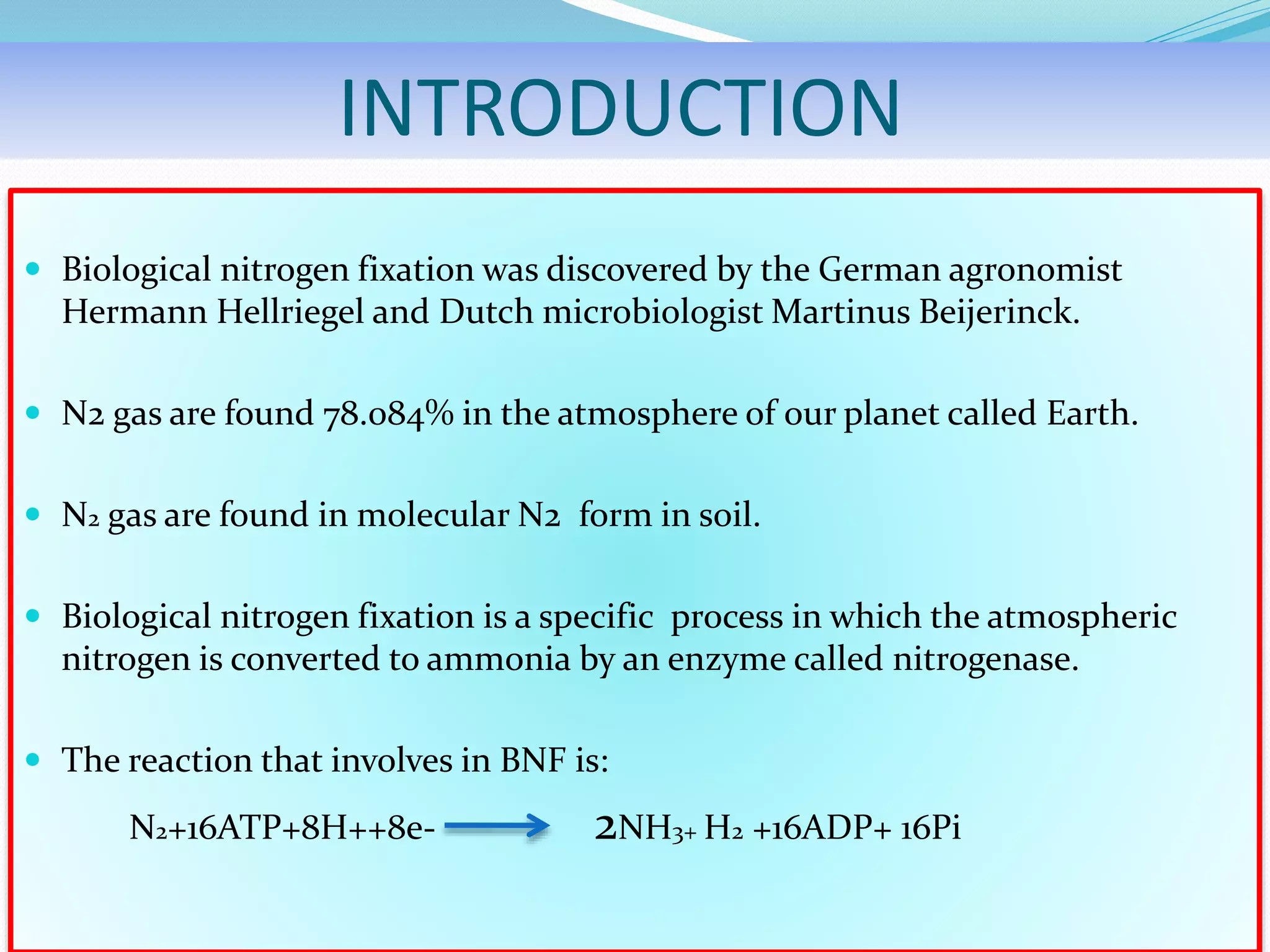 Biological nitrogen fixation by kader mullah | PPTX