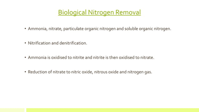Biological Nutrient Removal (BNR) | PDF