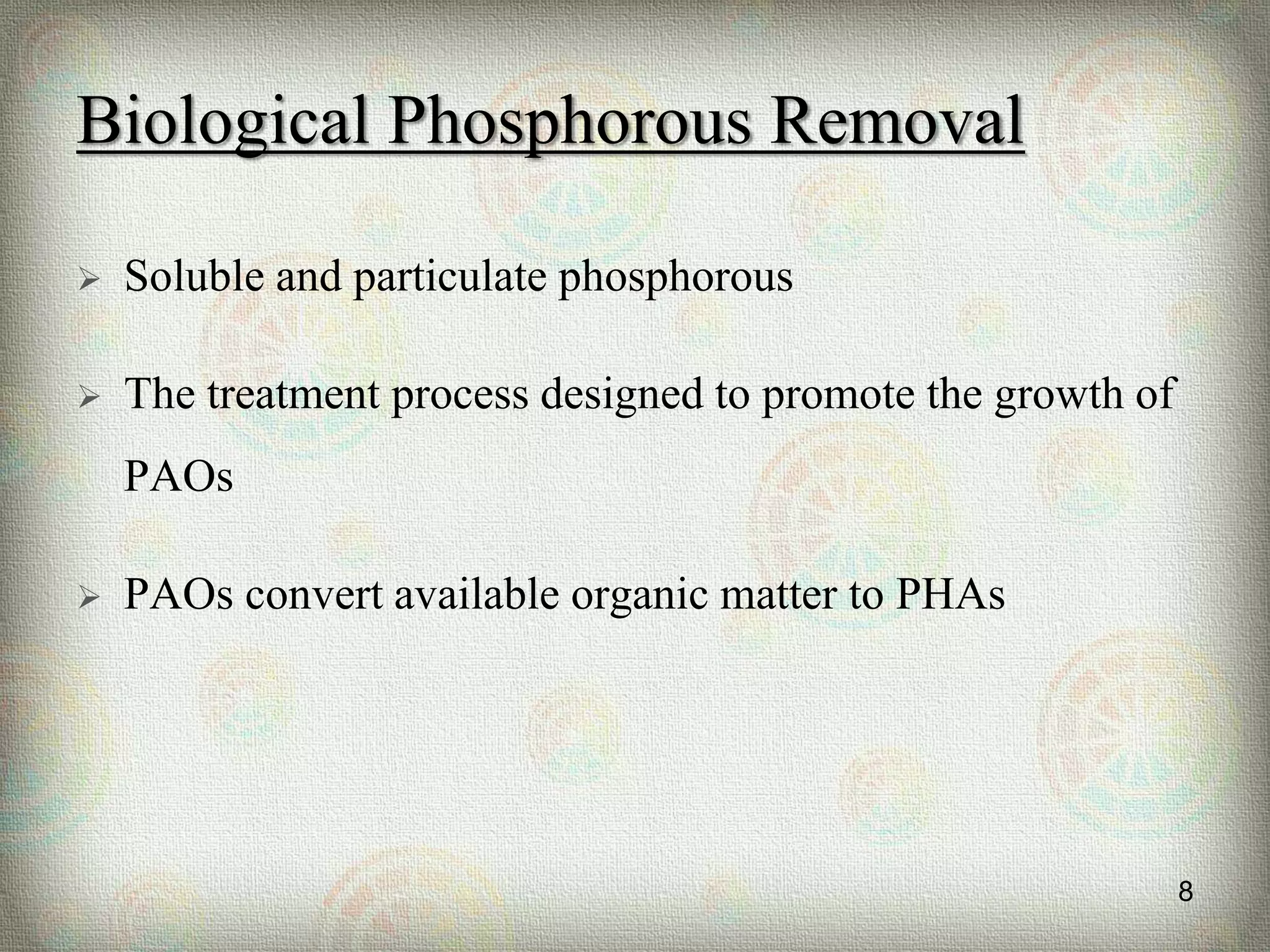 Biological Nutrient Removal | PPTX