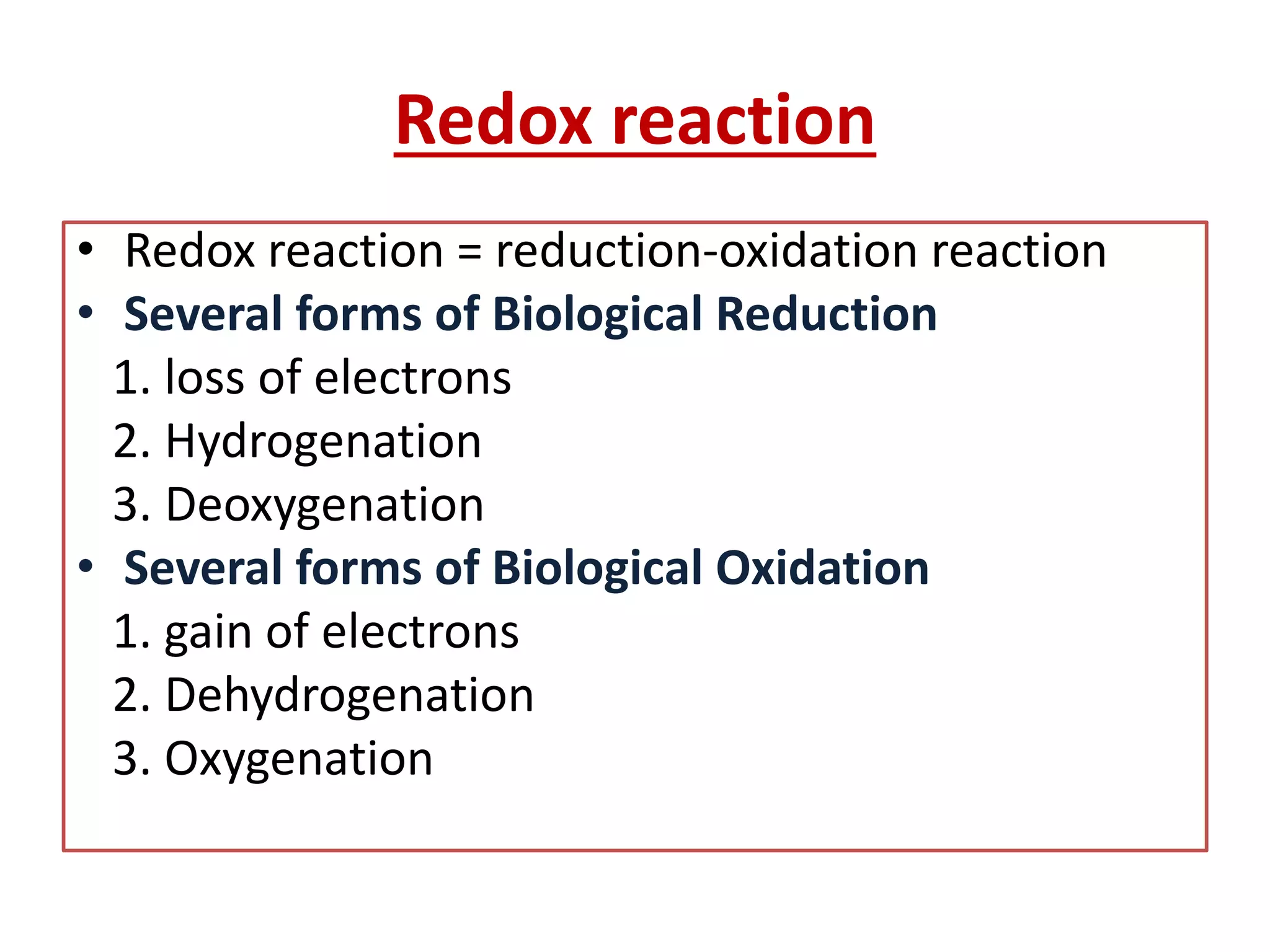 Biological oxidation | PPTX
