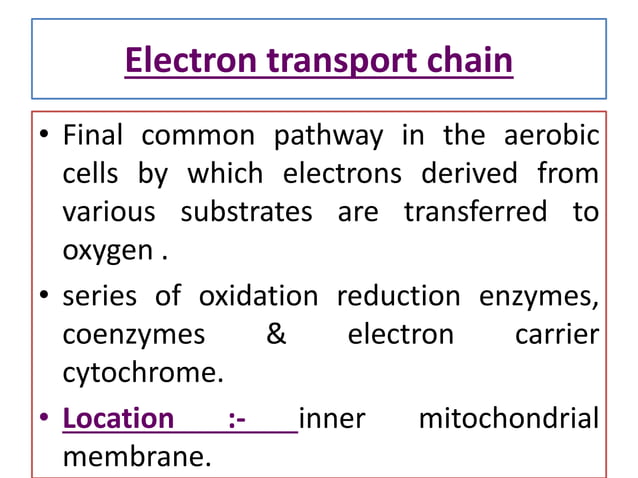 Biological oxidation | PPT