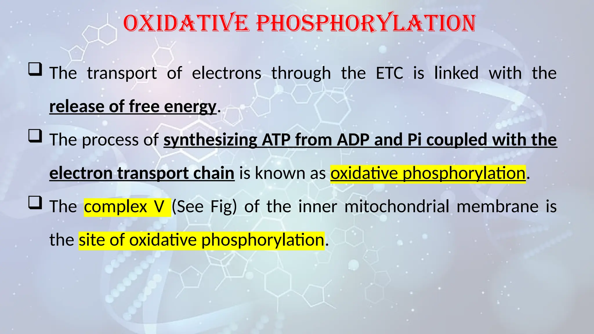 Biological Oxidation and Electron Transport Chain | PPTX