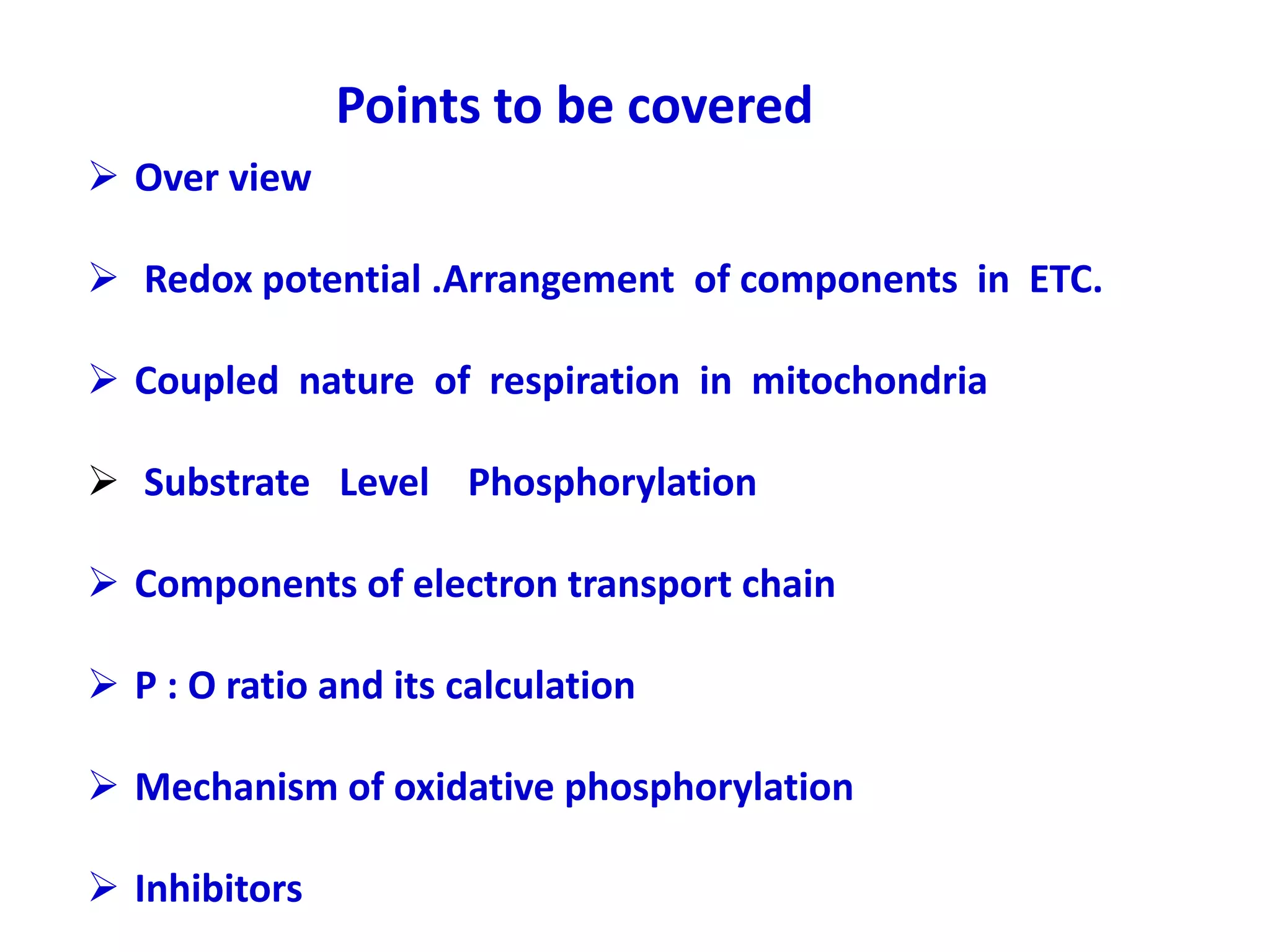 Biological oxidation i | PPTX