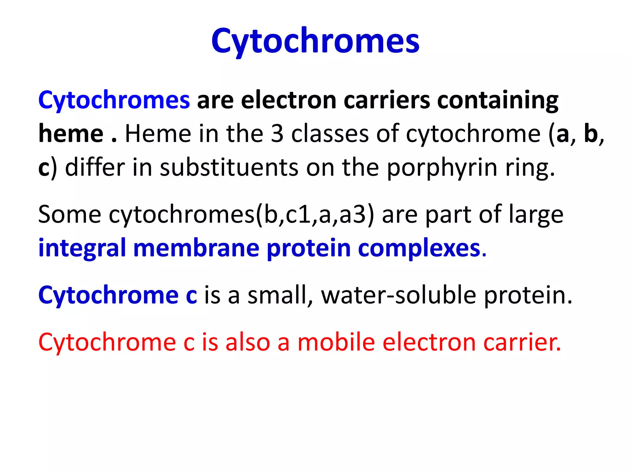 Biological oxidation i | PPTX