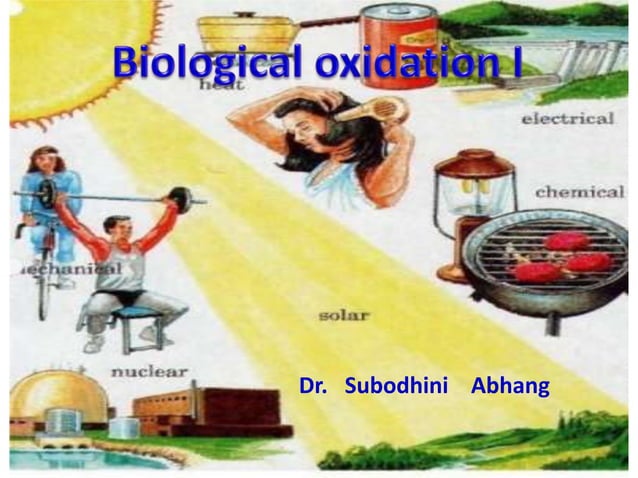 Biological oxidation i | PPTX | Chemistry | Science