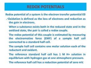Biological oxidation L1 | PPT