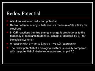 Biological oxidationppt1 | PPT
