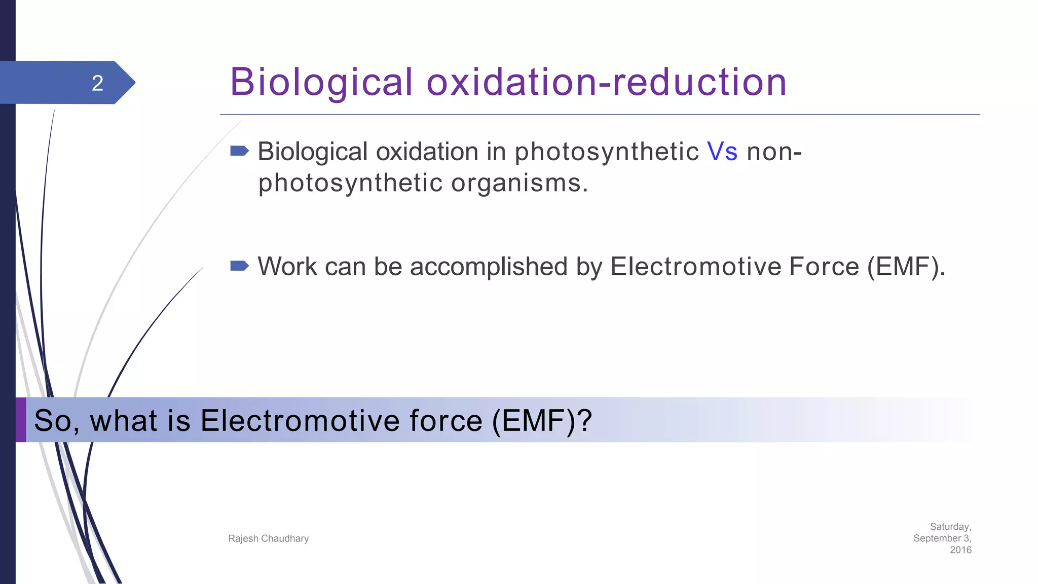 Biological oxidation reduction | PDF