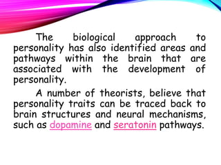 Biological Basis of Personality | PPTX