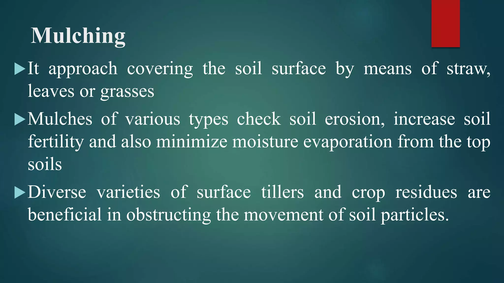 Biological practices to conserve soil | PPT