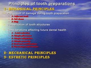 Biological principle of preparation ( crown ) | PPT