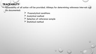 Biological reference intervals . | PPTX