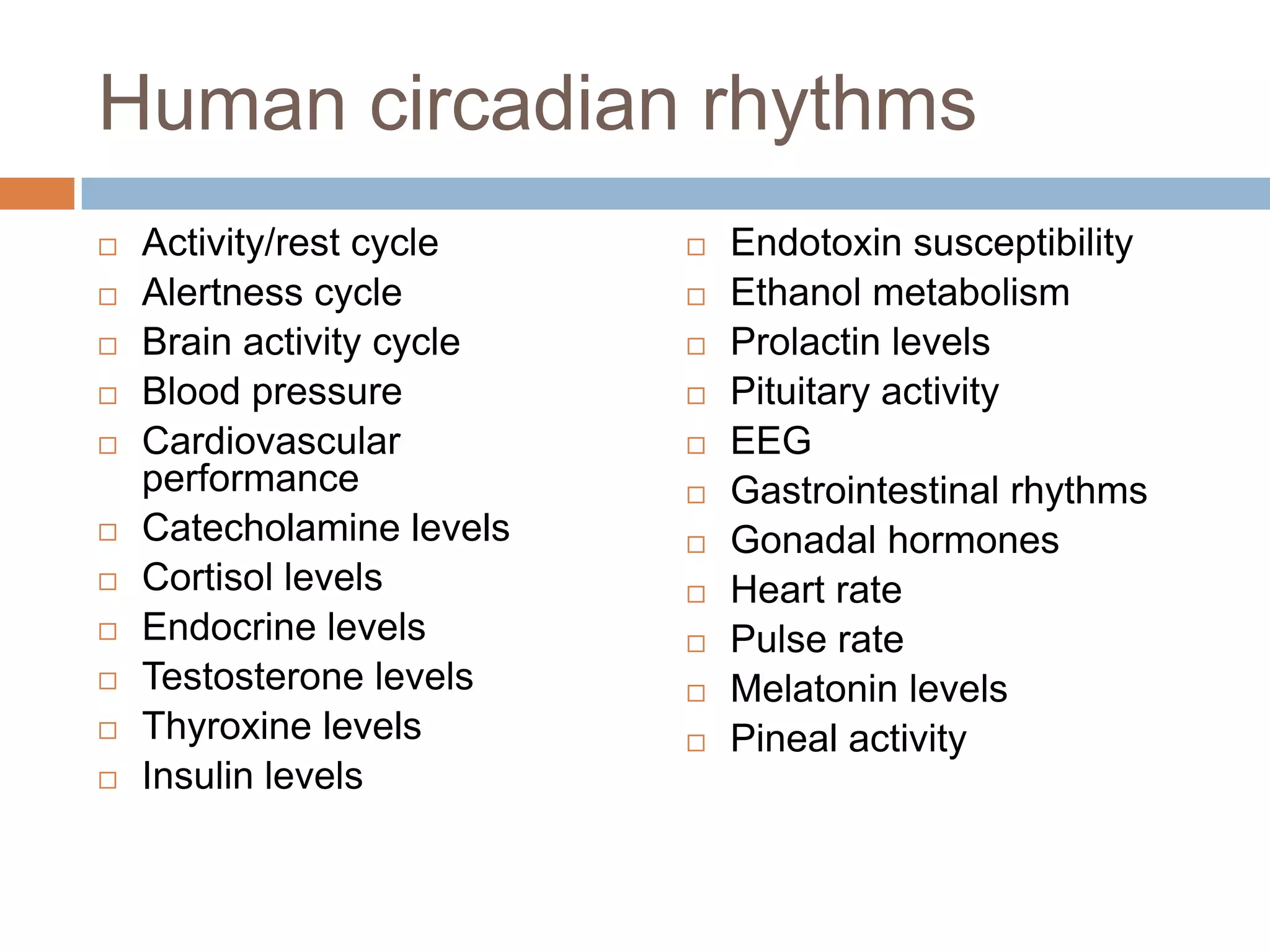 Biological rhythms | PPTX