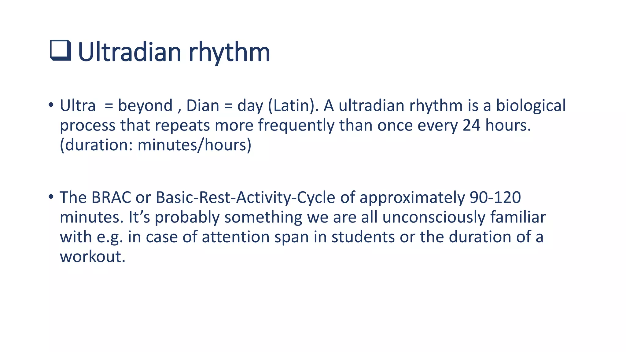 Biological rhythms | PPTX