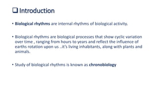 Biological rhythms | PPTX