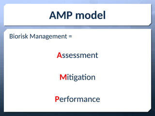 Biological Risk Assessment introductions | PPTX