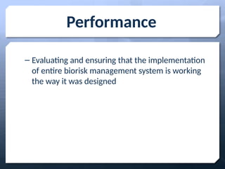 Biological Risk Assessment introductions | PPTX