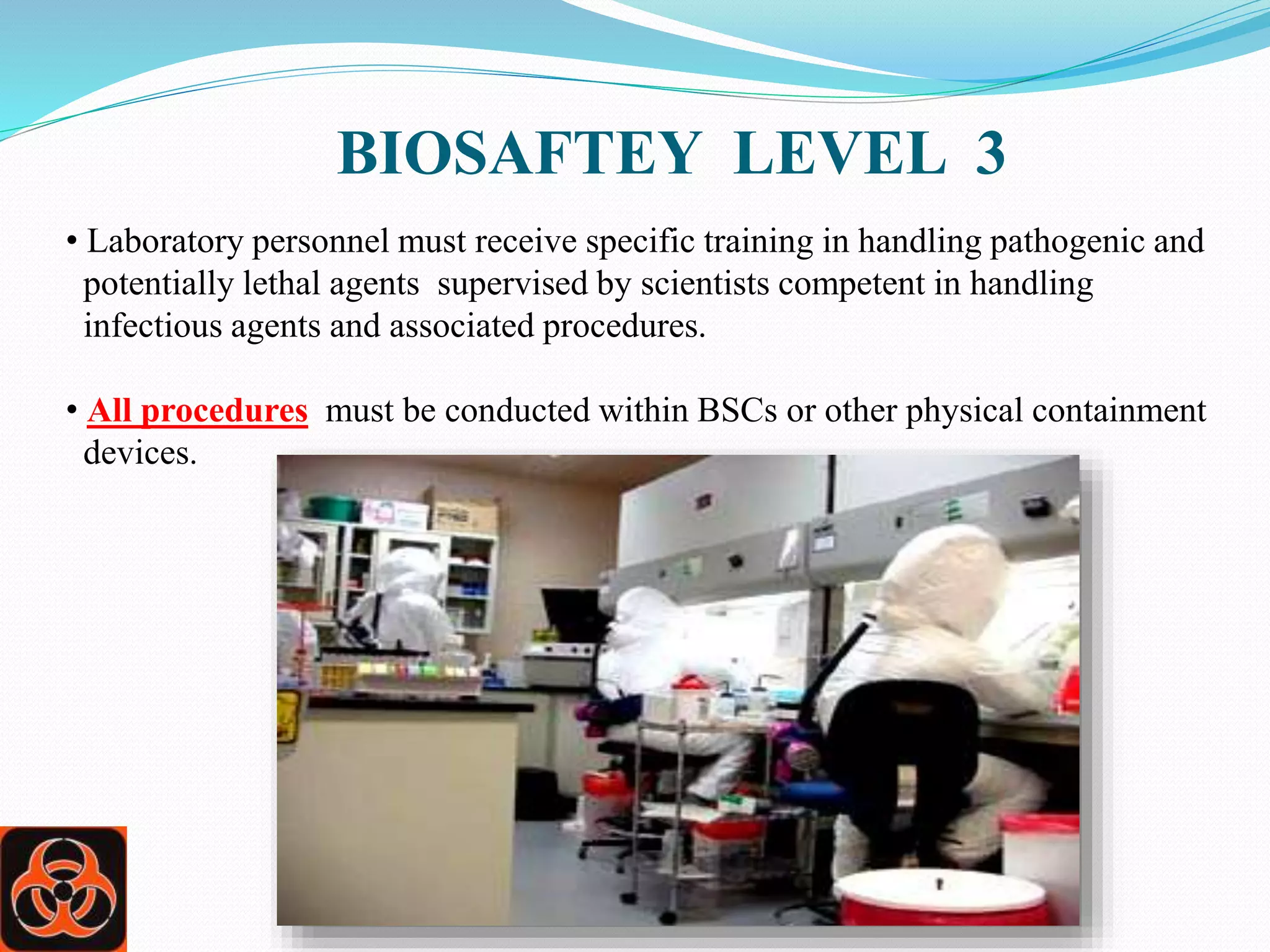 Biological safety cabinets and its Use In Culturing | PPTX