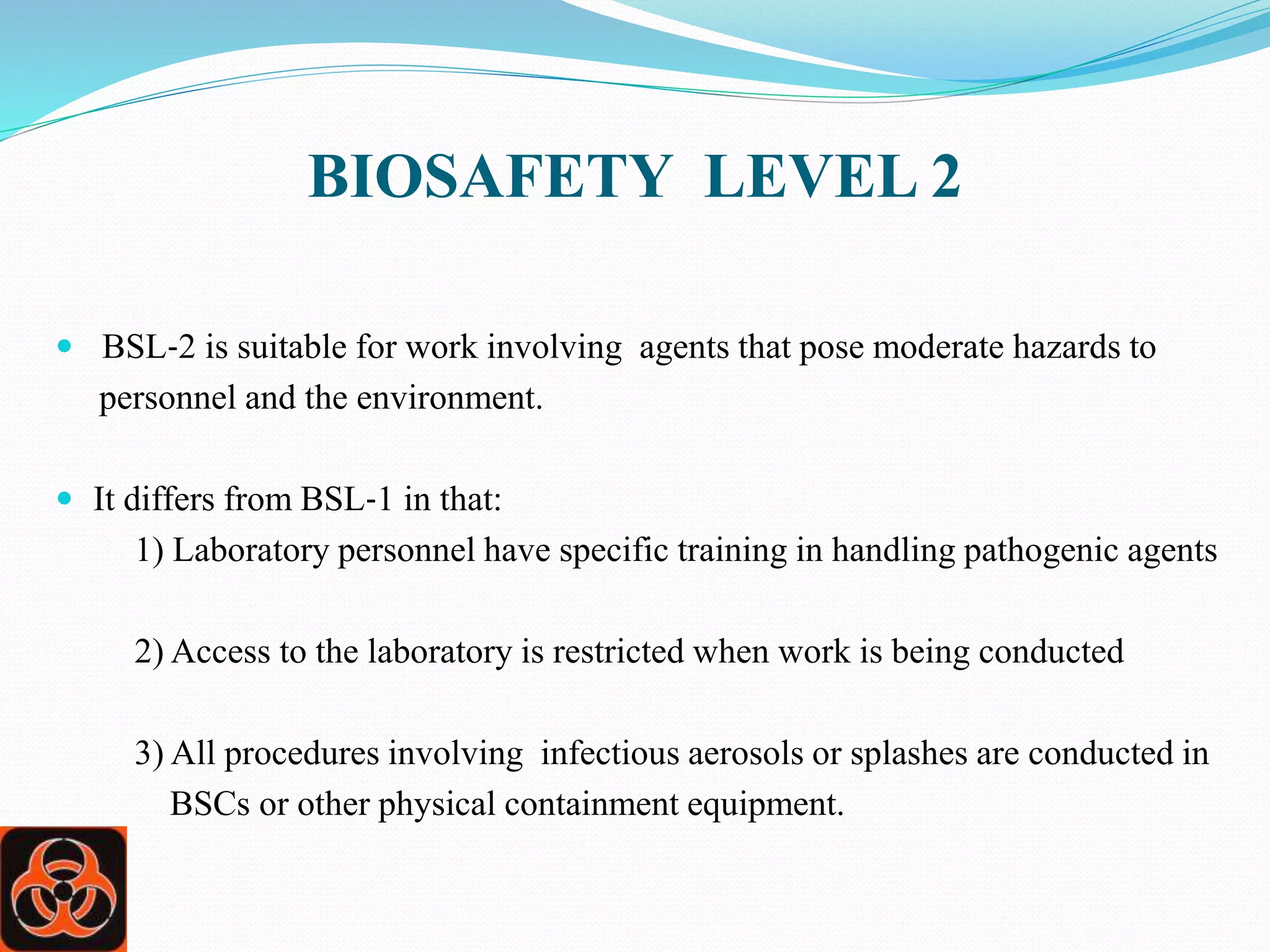 Biological safety cabinets and its Use In Culturing | PPTX