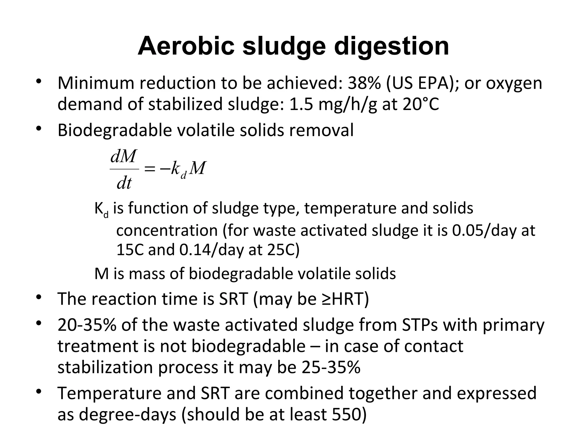 Biological sludge digestion | PPT