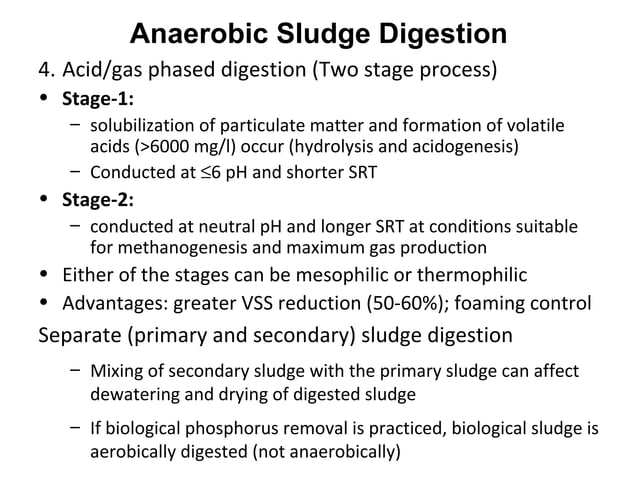 Biological sludge digestion | PPT