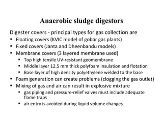 Biological sludge digestion | PPT