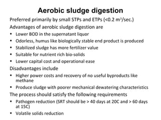 Biological sludge digestion | PPT