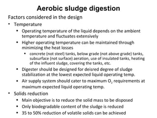 Biological sludge digestion | PPT