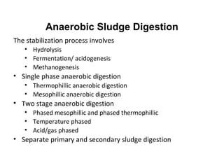 Biological sludge digestion | PPT